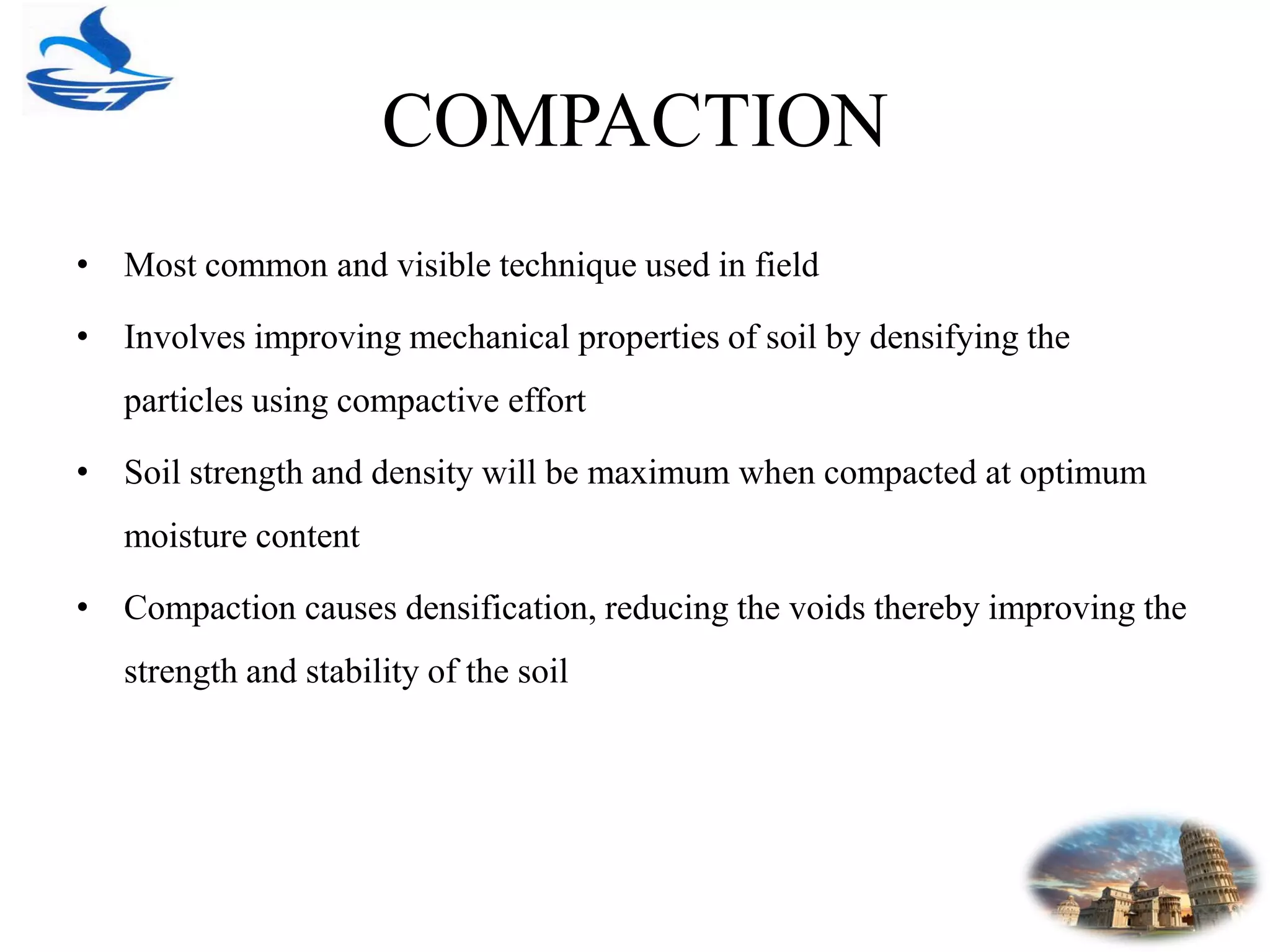 Ground improvement techniques compaction vibration | PDF