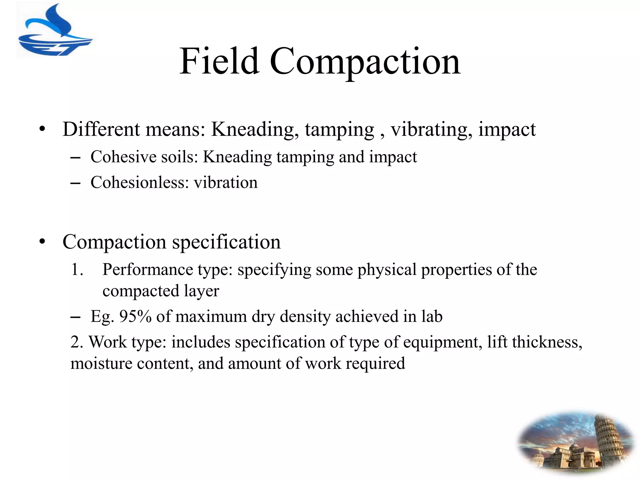 Ground improvement techniques compaction vibration | PDF