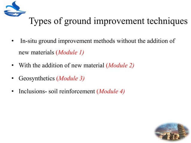 Ground improvement techniques compaction vibration | PDF