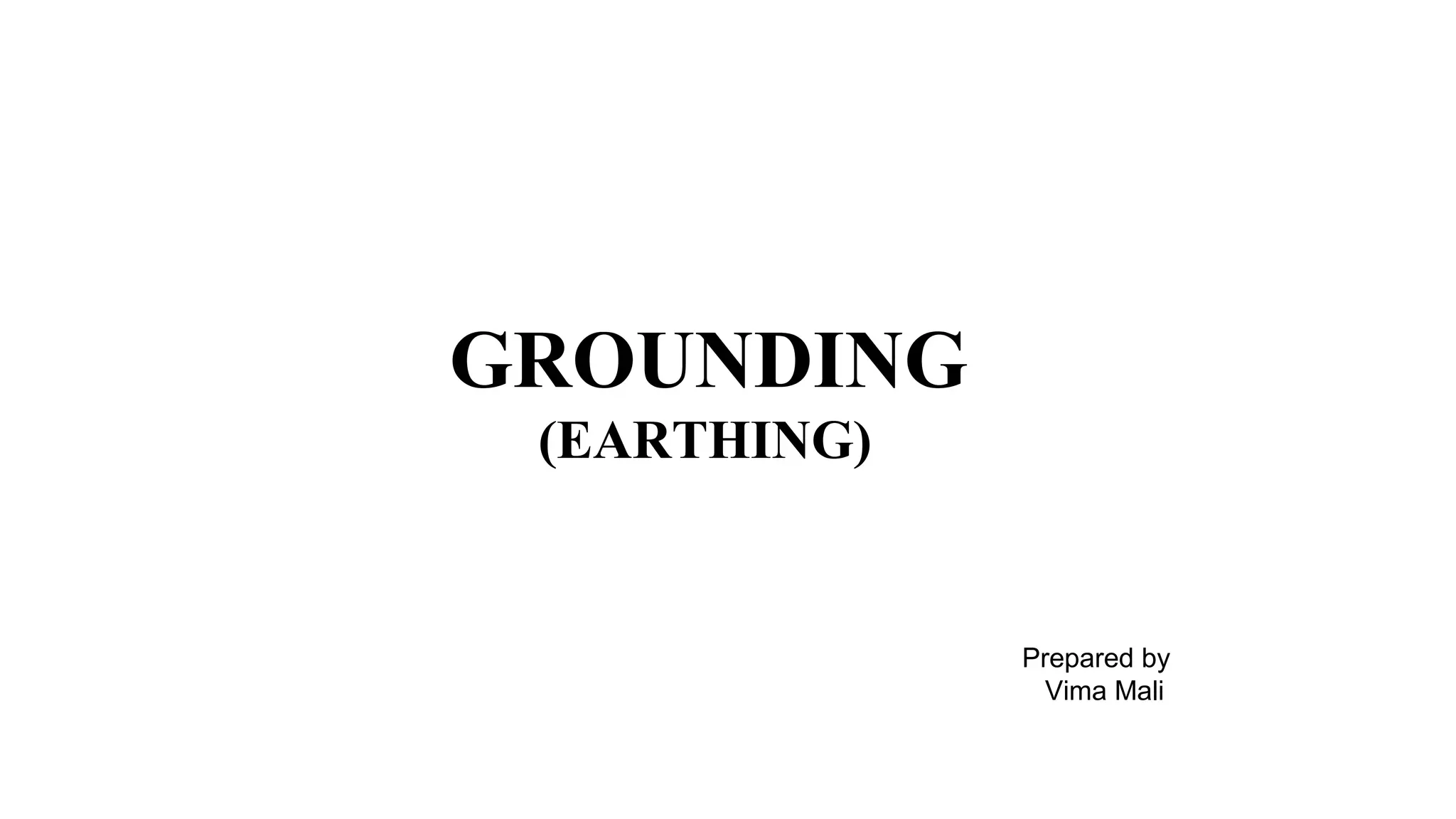Grounding | PPT