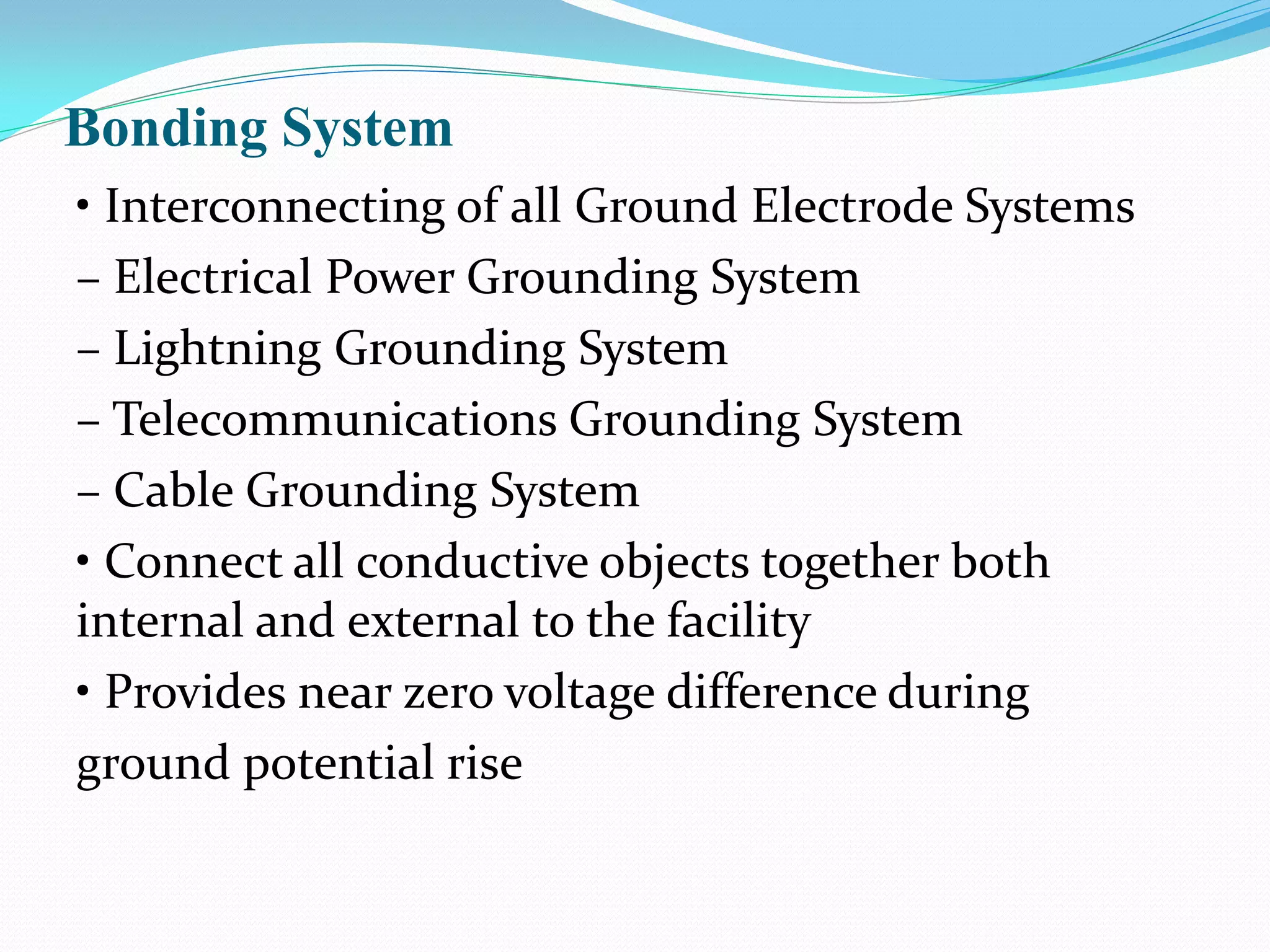 Grounding,Earthing,Bonding | PDF