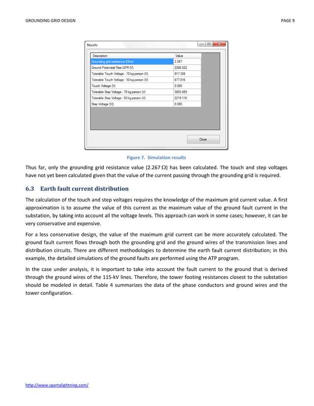 Substation grounding grid design using Alternative Transients Program-ATP and ASPIX | PDF