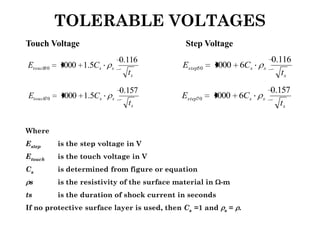 GUÍA IEEE PARA LA SEGURIDAD EN EL ATERRAMIENTO DE SUBESTACIONES EN CA | PPT