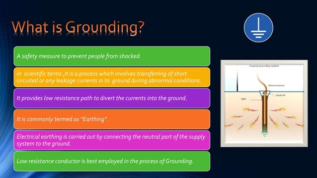 Grounding in power system | PPTX | Computer Networking | Computing