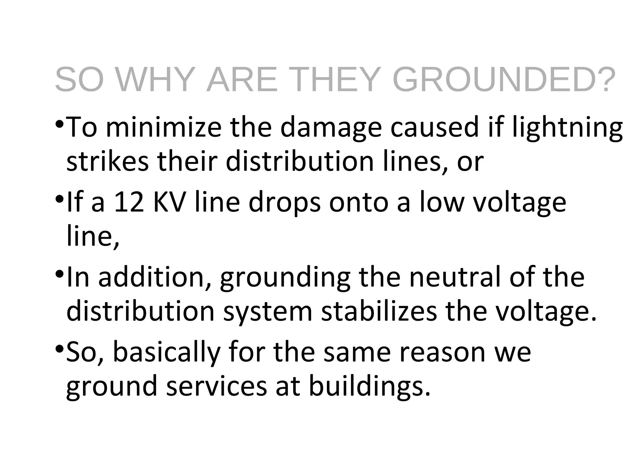 Grounding presentation | PPT
