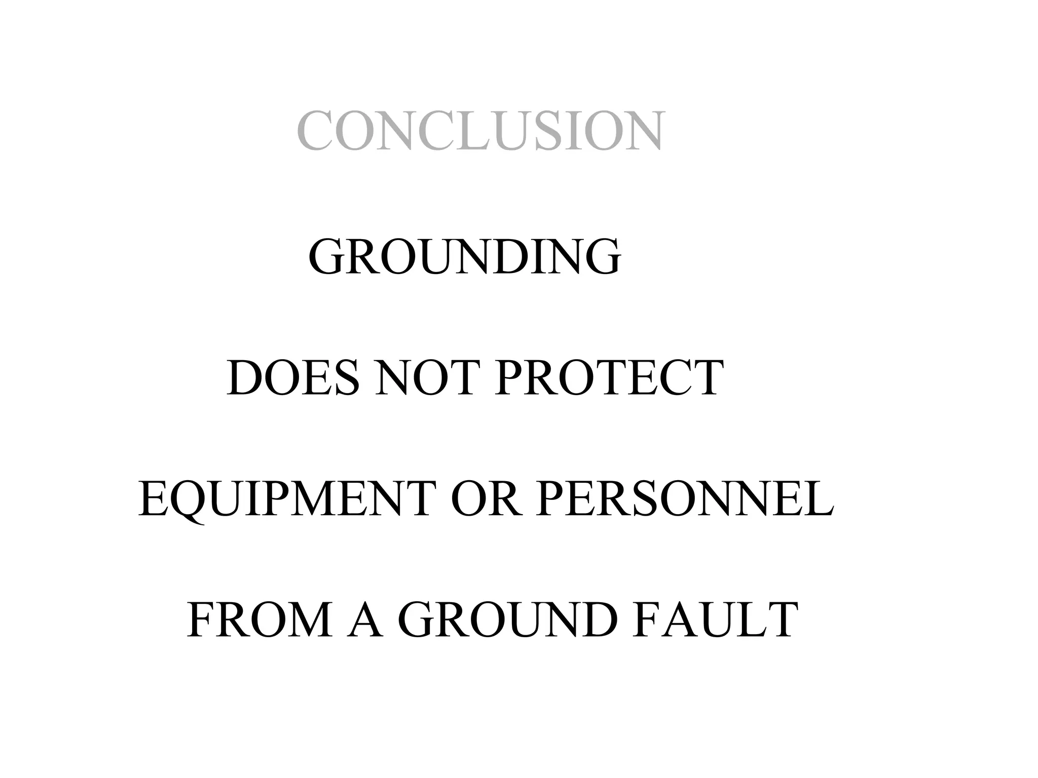 Grounding presentation | PPT