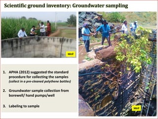 Ground inventory and geospatial techniques for estimation of groundwater quality | PDF ...