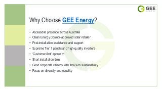 Ground Mount Solar System | Ground Solar - GEE Energy | PPTX