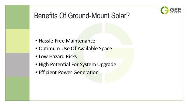 Ground Mount Solar System | Ground Solar - GEE Energy | PPTX