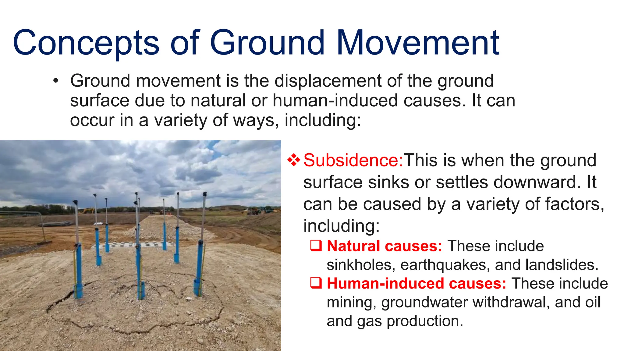 Ground Movement based on soil conditions | PPTX