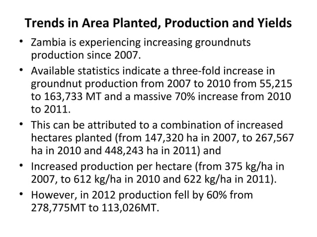 Groundnuts value chain analysis for zambia ppp | PPT | Agriculture ...
