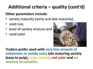 Groundnut value chain analysis in mali | PDF | Agriculture | Industries