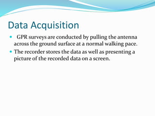 Ground penetrating radar (nio) | PPTX