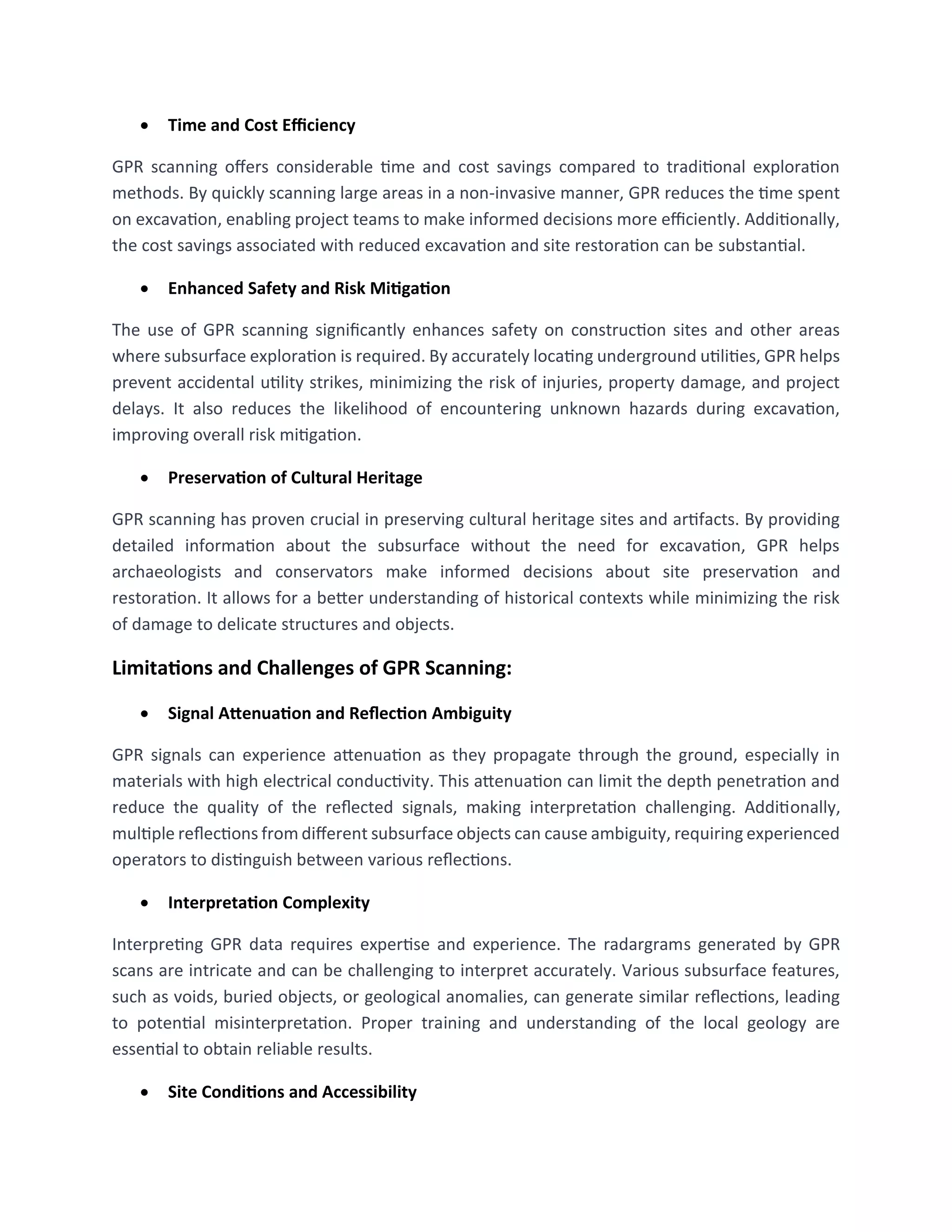 Ground Penetrating Radar Scanning Revolutionizing Subsurface