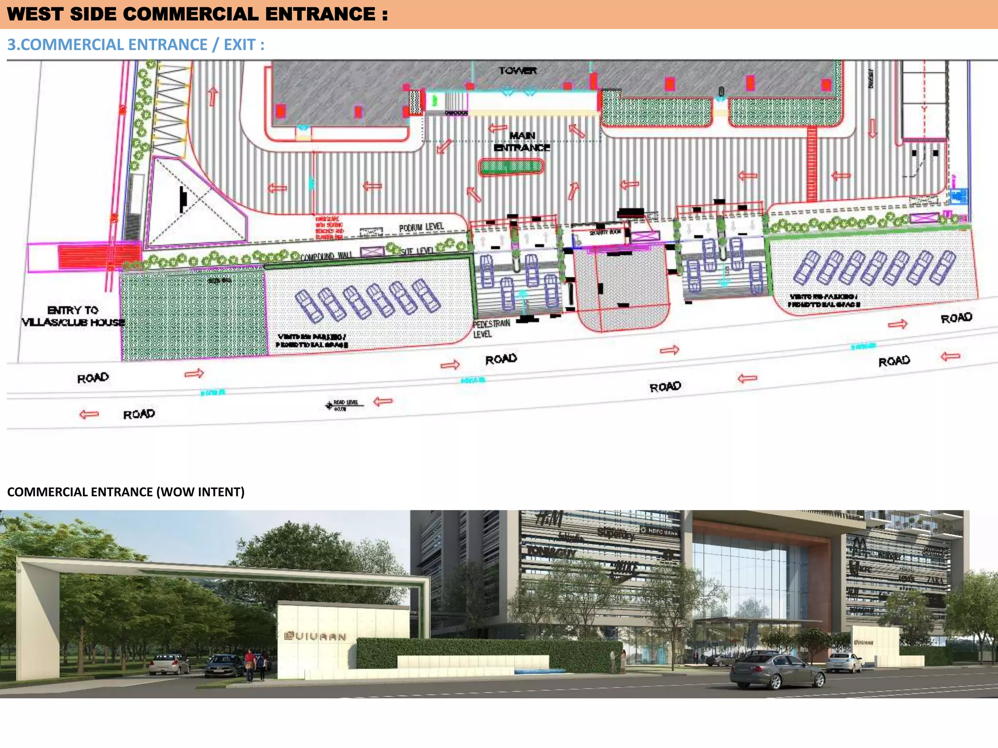 Ground podium landscape concept | PPTX