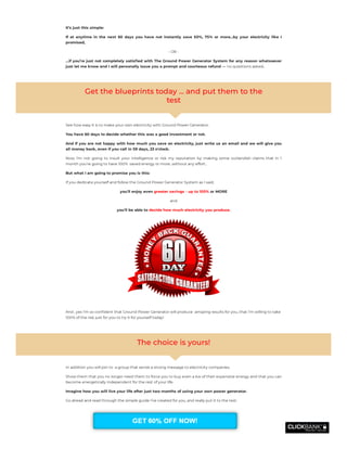 Ground power generator - Green Energy solutions | PDF