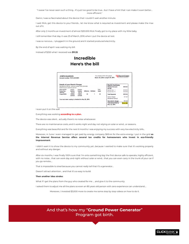 Ground power generator - Green Energy solutions | PDF