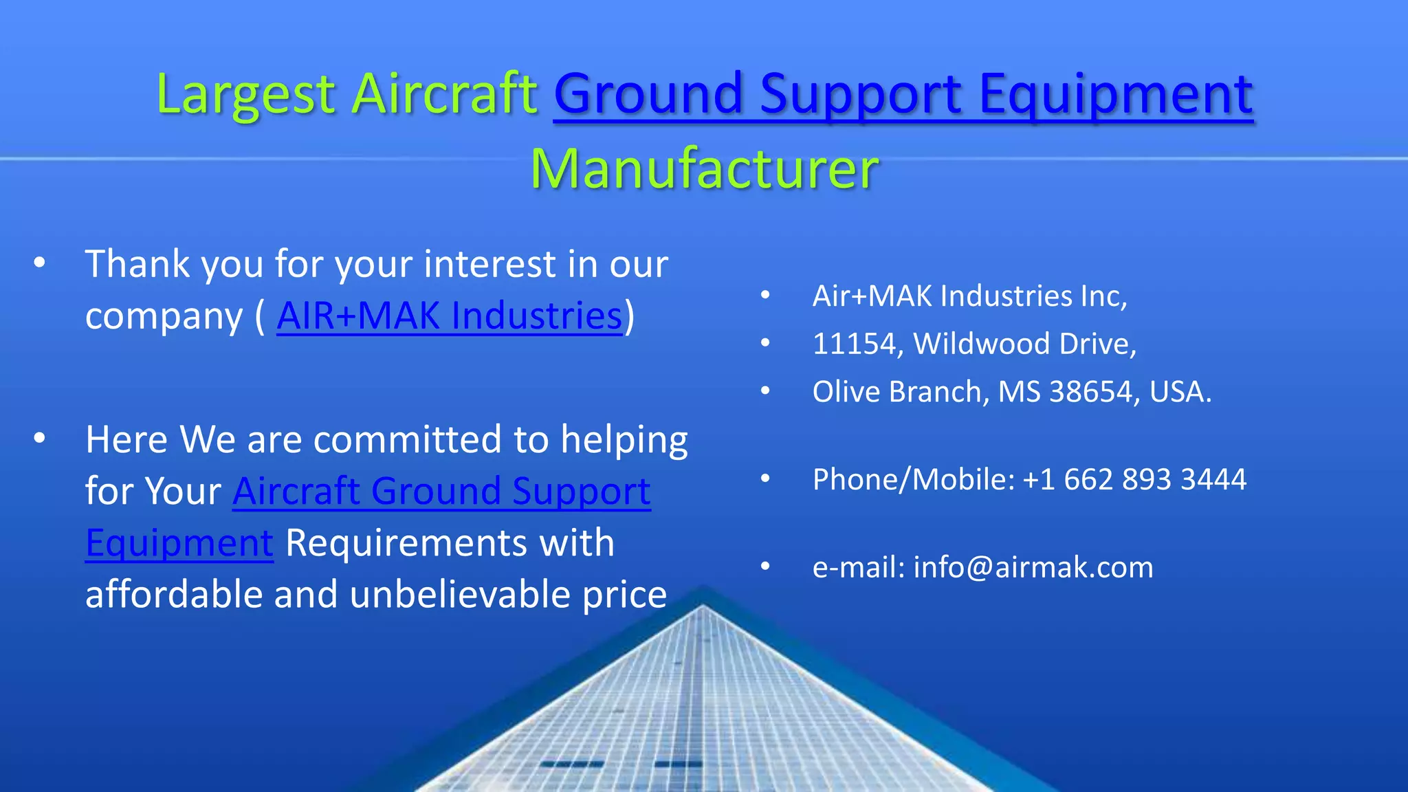 Ground power unit | PPTX