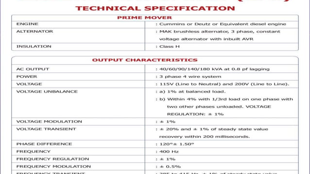 Ground power unit | PPTX | Aviation Industry | Industries