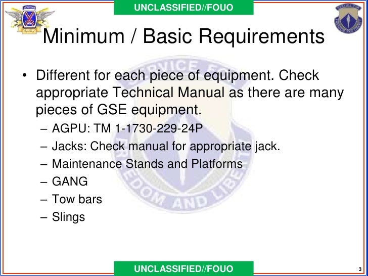 Ground support equipment