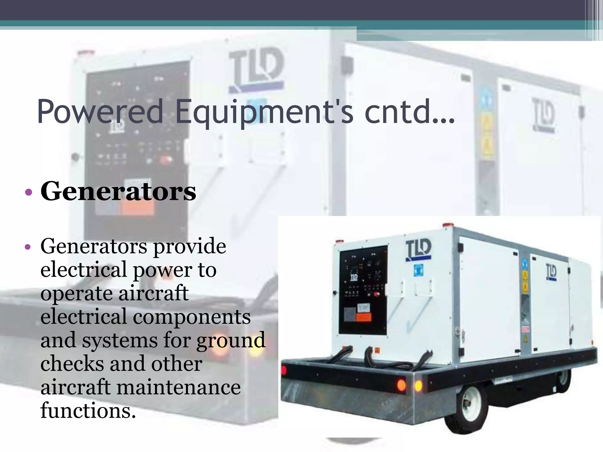 Ground support equipments | PPTX