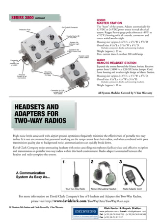 Ground supportheadsets | PDF