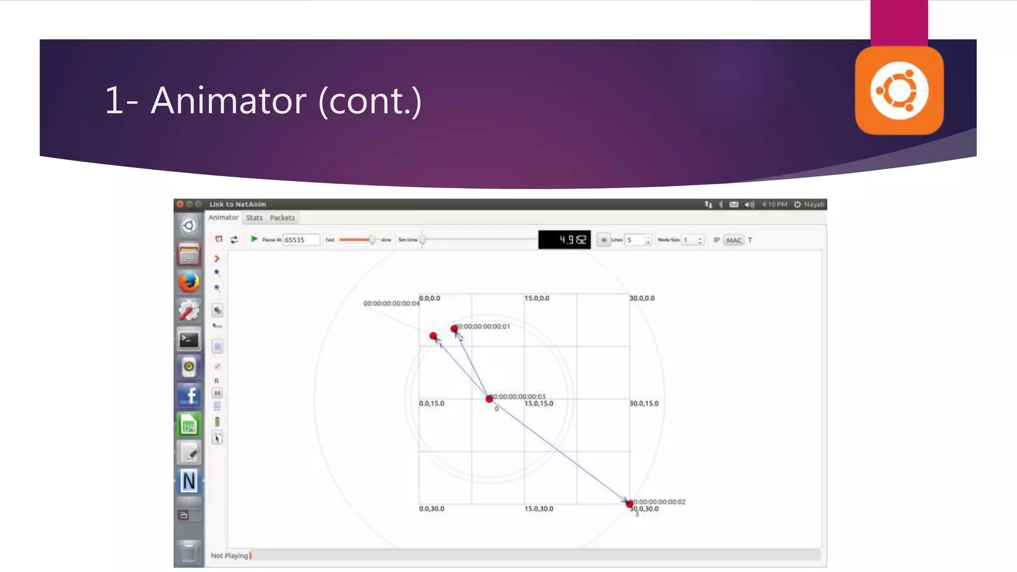 Ground to ns3 - Basic wireless topology implementation | PPT