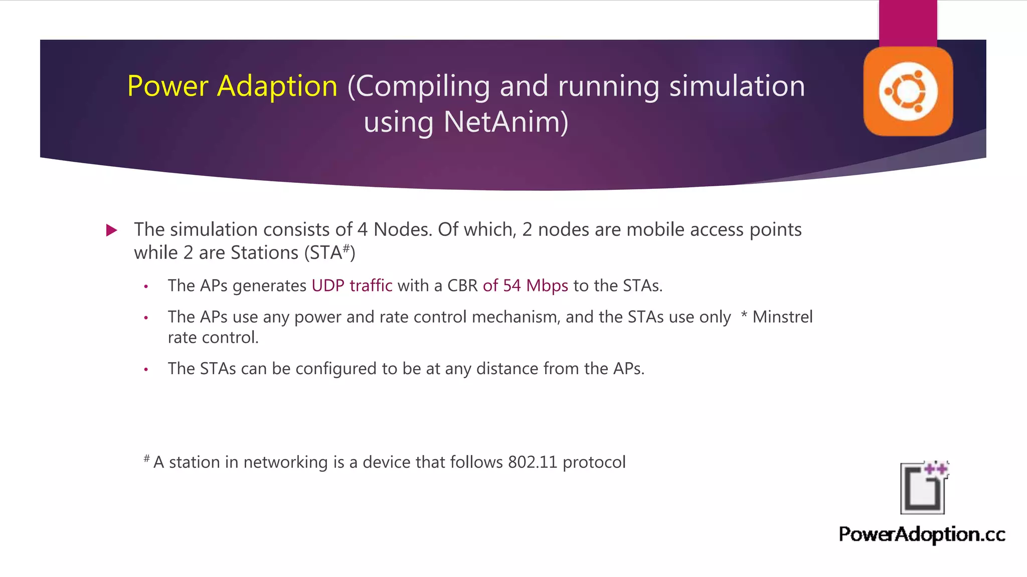Ground to ns3 - Basic wireless topology implementation | PPT