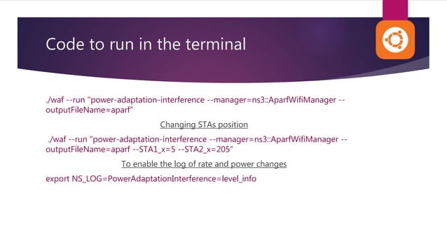 Ground to ns3 - Basic wireless topology implementation | PPT