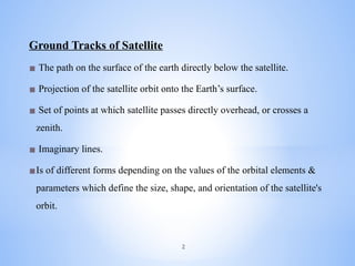 Ground track of satellite and factors affecting it | PPTX