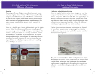 FAA Guide to Operations - A Comprehensive Guide to Safe Driving on the ...