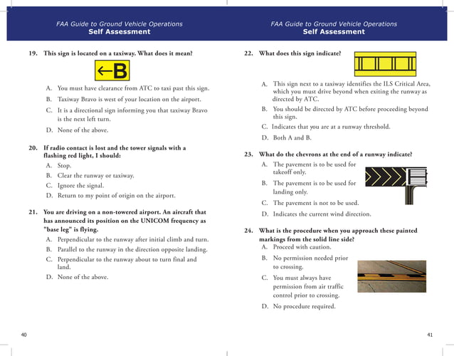FAA Guide to Operations - A Comprehensive Guide to Safe Driving on the ...
