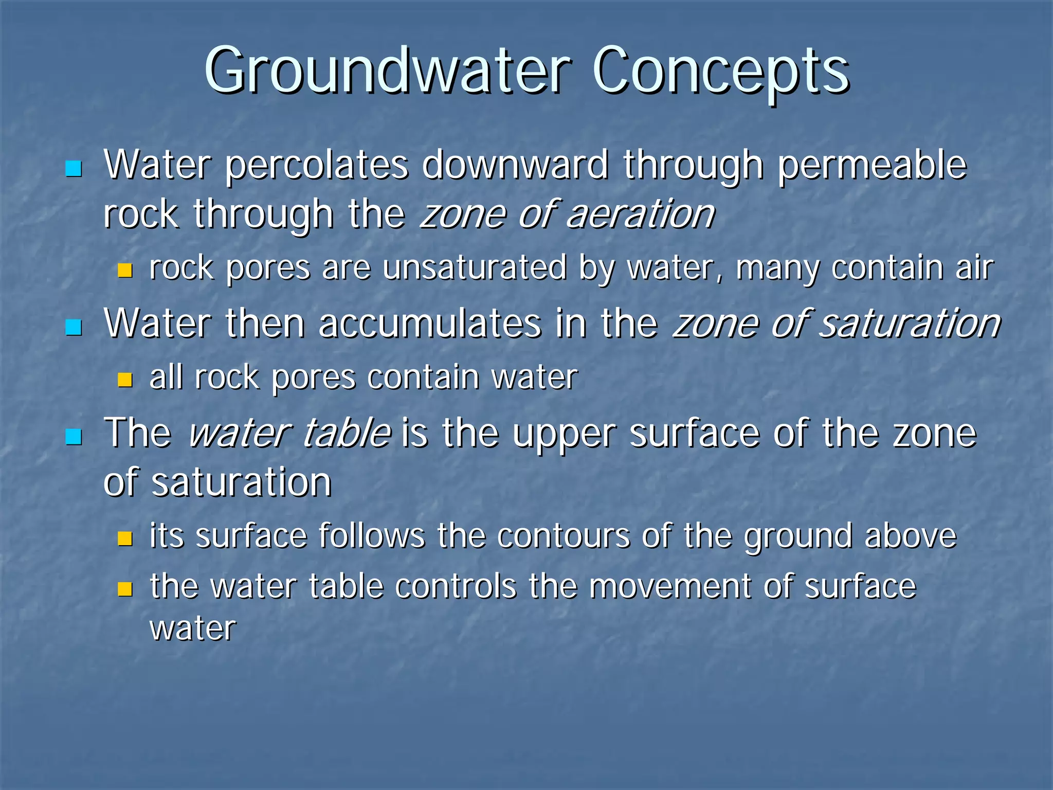 Groundwater | PDF