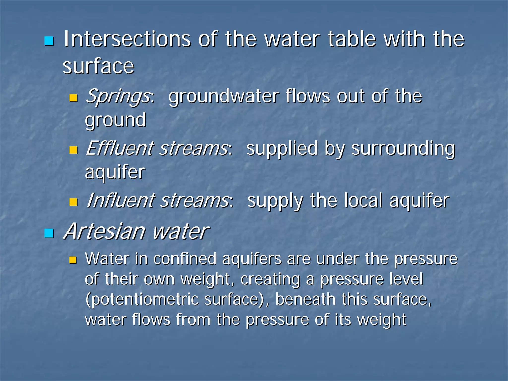 Groundwater | PDF