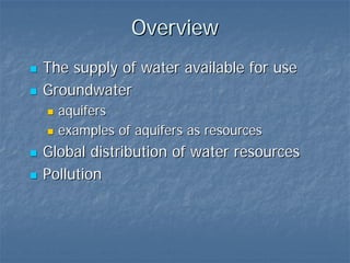 Groundwater | PDF