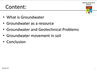 Groundwater | PDF