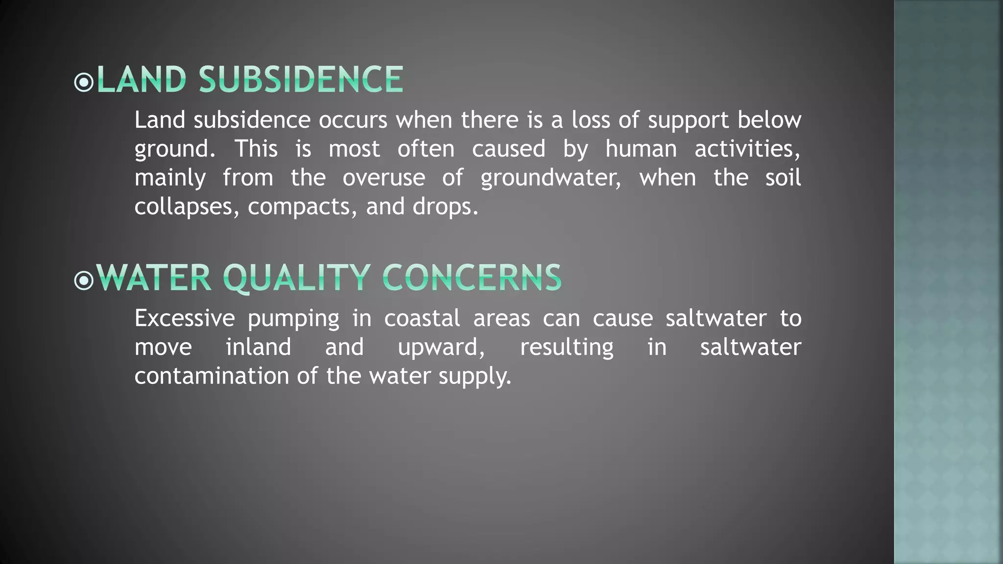 Ground water| Facts of Ground water | PPTX