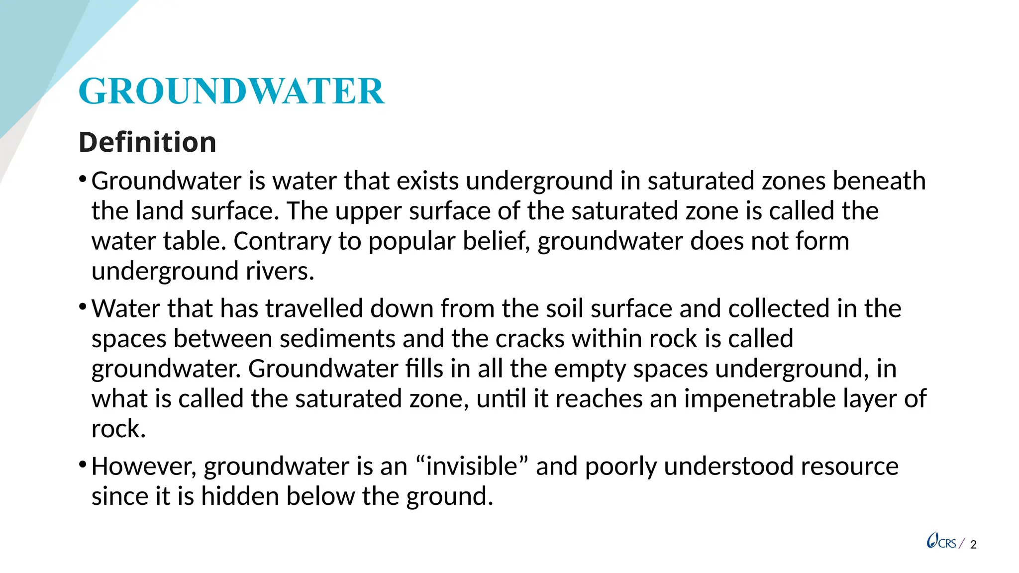 Training about groundwater selection.pptx