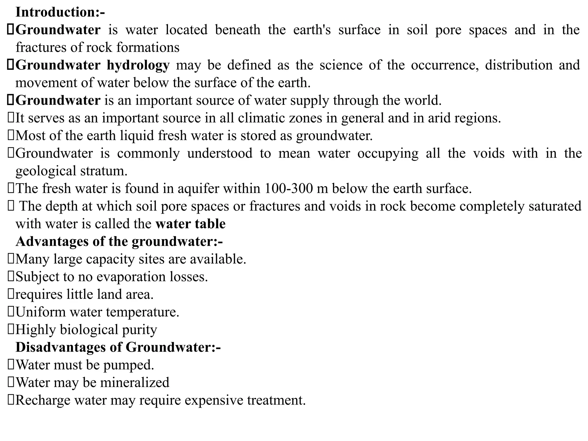 Ground Water and water table - Sc 2023.pptx.pdf