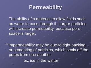 Groundwater and infiltration | PPT