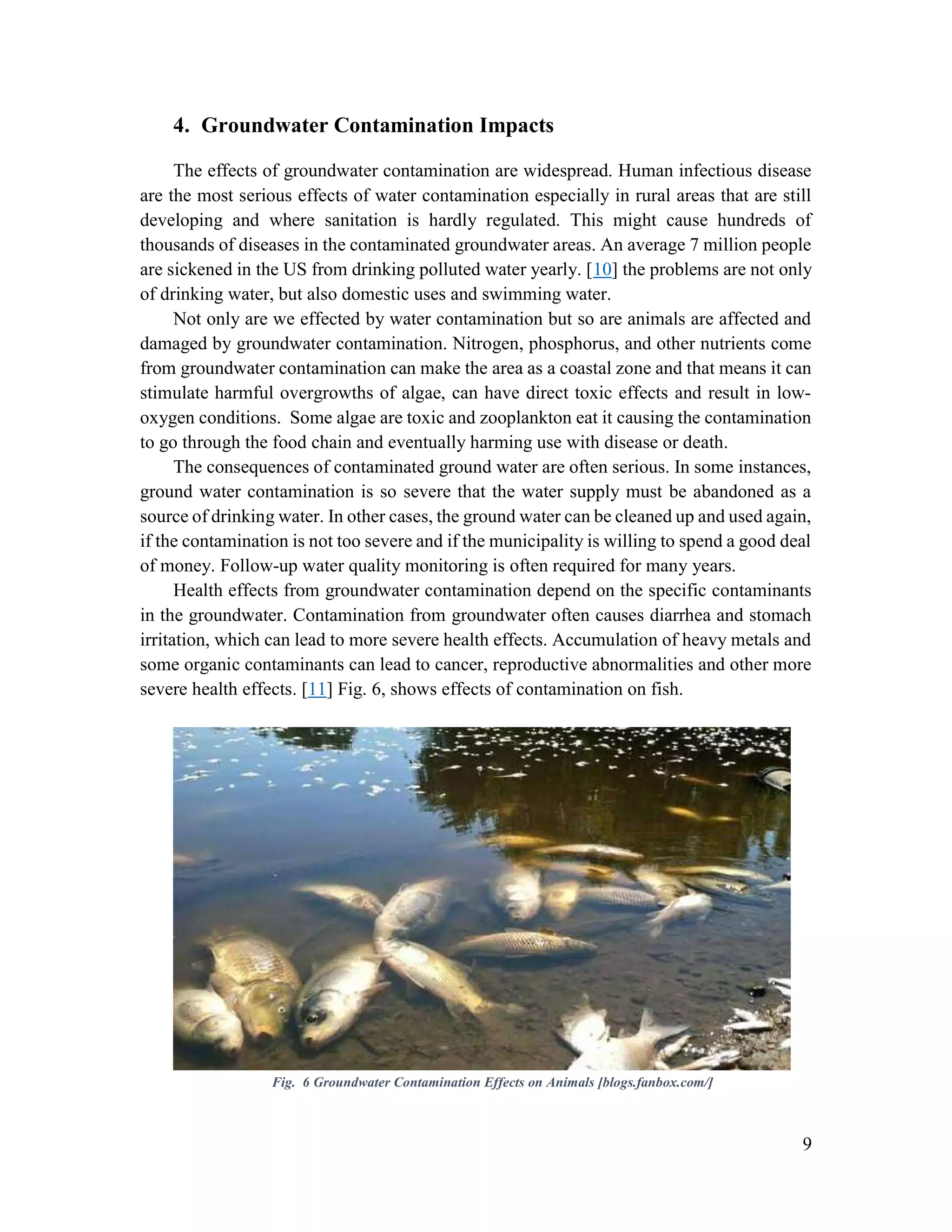 Ground water contamination | PDF