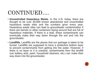 Groundwater Contamination.ppt