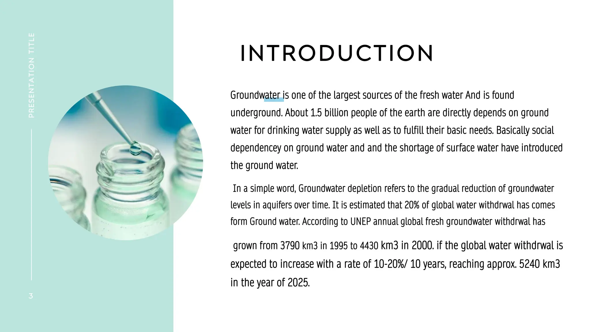 Ground water depletion | PDF
