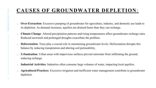 Ground water depletion | PDF