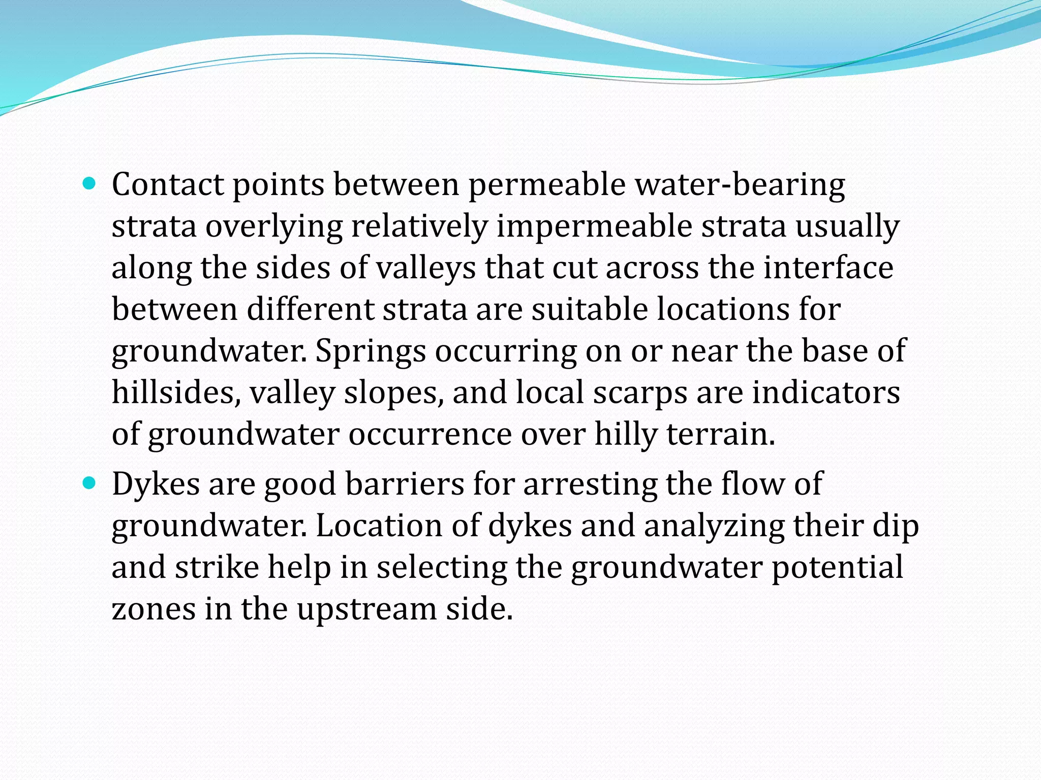 Ground water exploration | PPTX