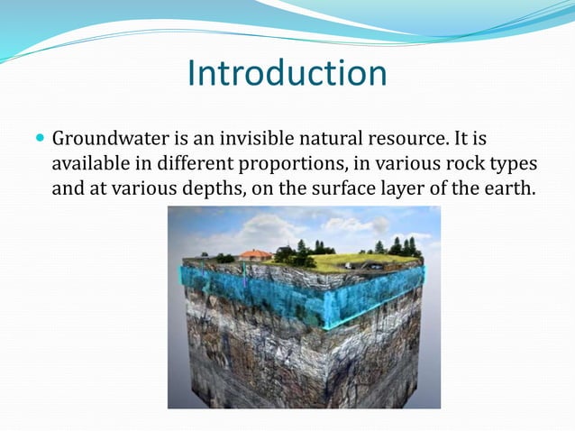 Ground water exploration | PPTX