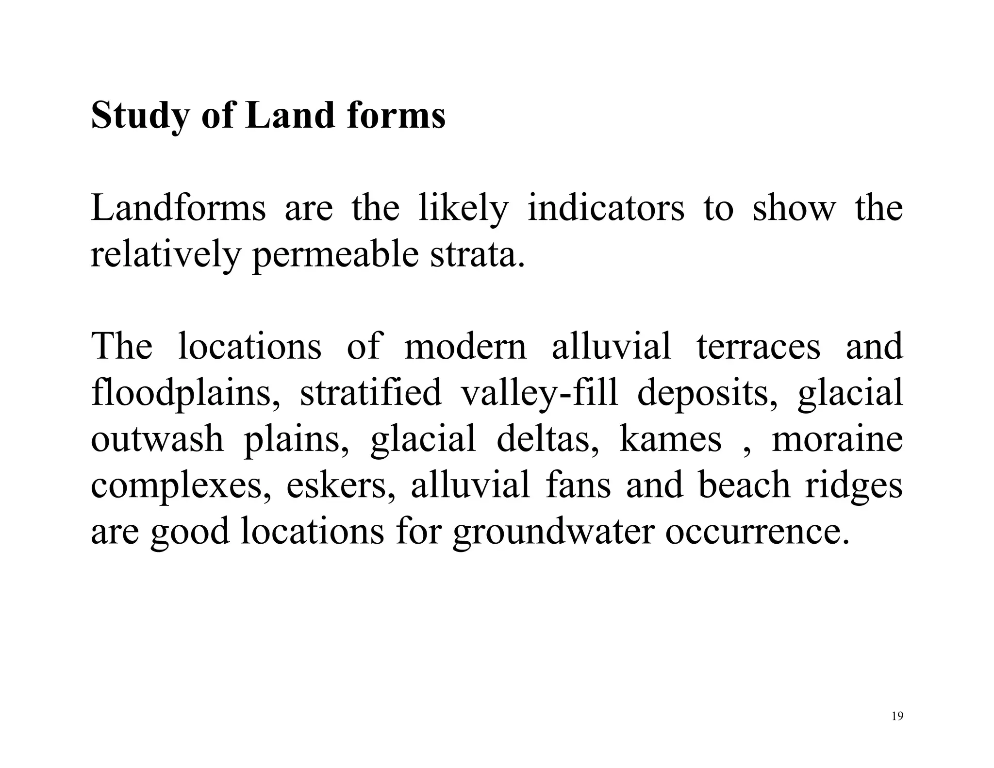 Groundwater exploration methods | PDF