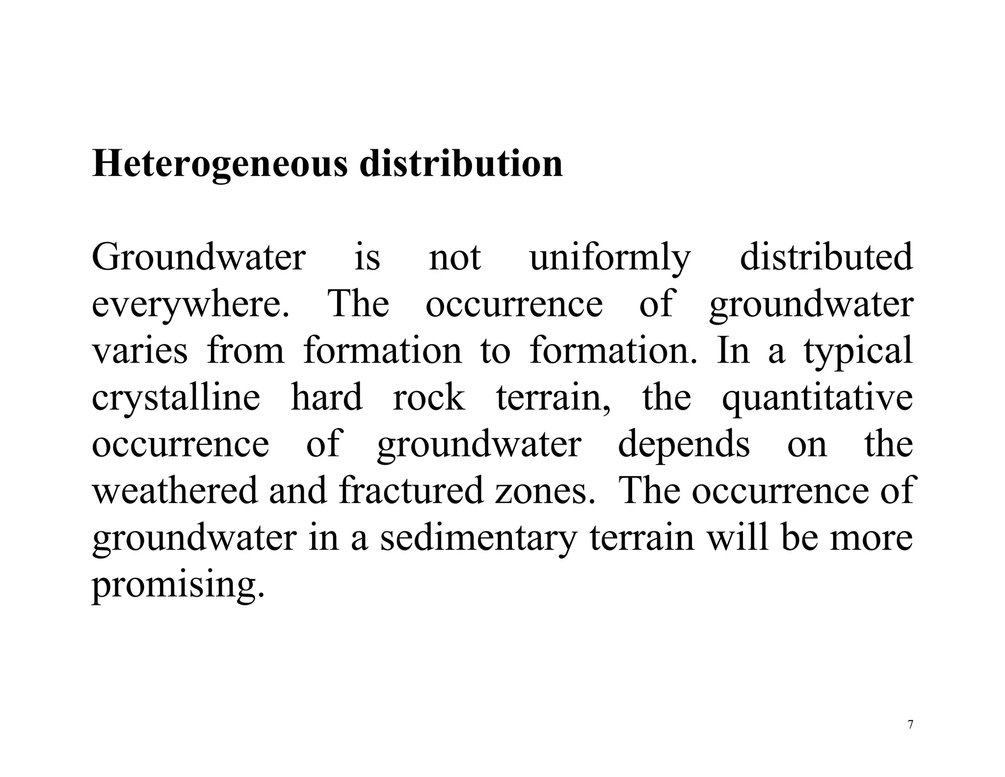 Groundwater exploration methods | PDF