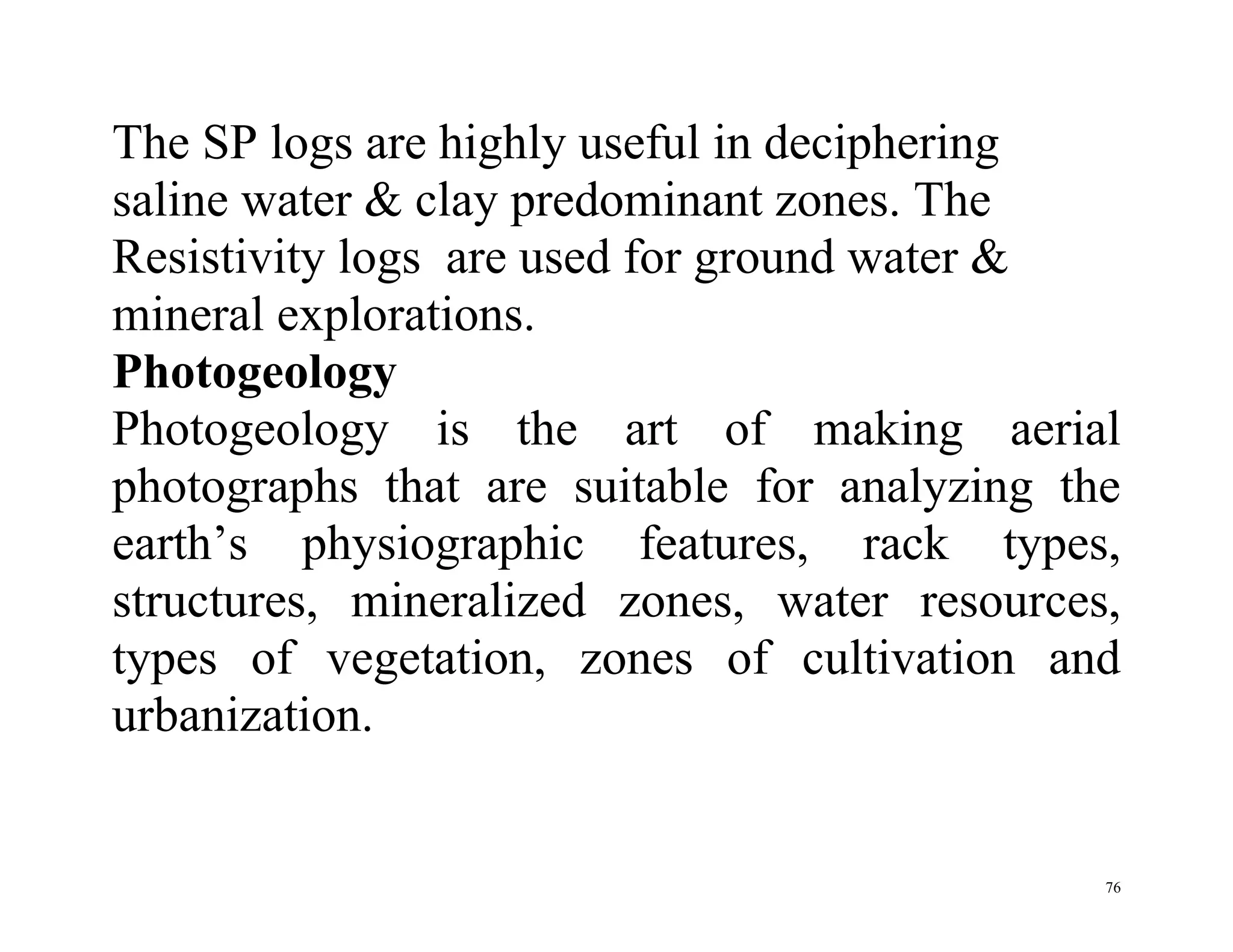 Groundwater exploration methods | PDF