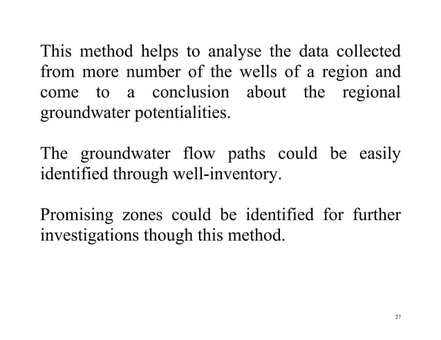 Groundwater exploration methods | PDF
